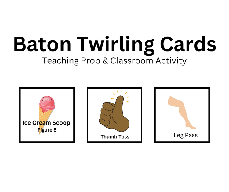 Baton Twirling Cards - Digital Download – Baton Twirling Unlimited