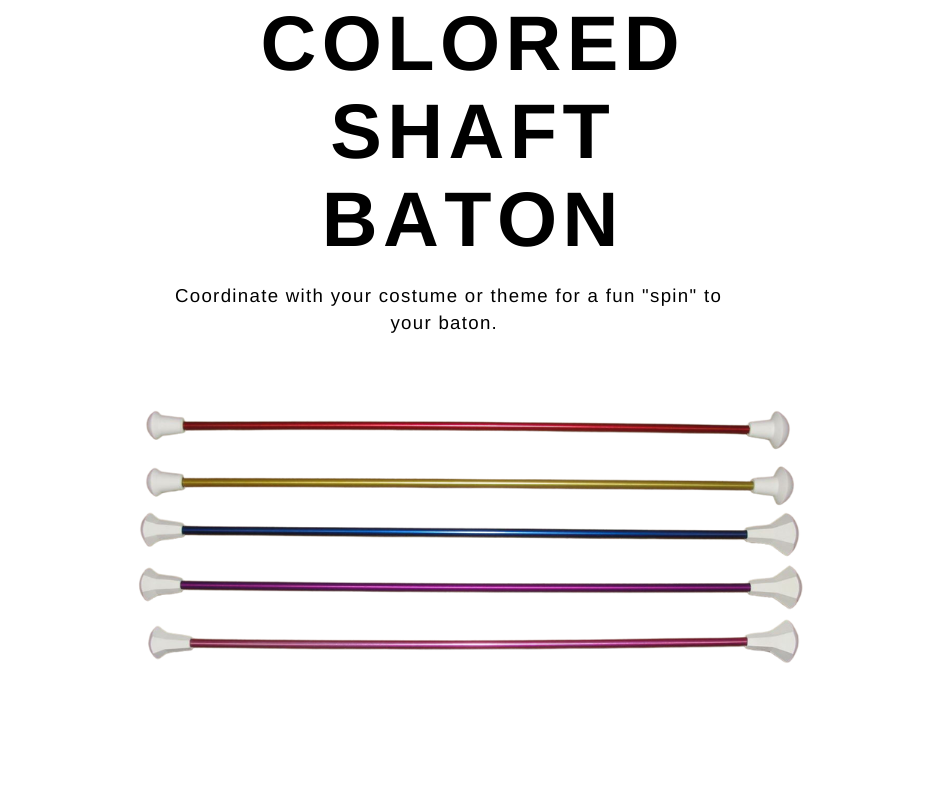 Kraskin Colored Shaft Baton – Baton Twirling Unlimited